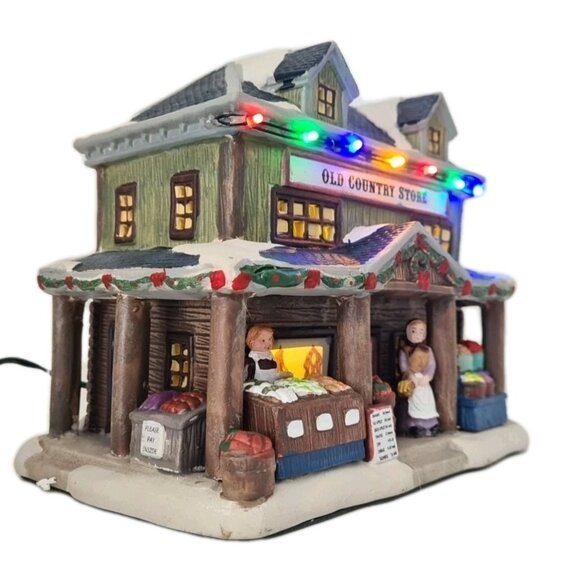 Crosslight | Holiday | Crosslight 3436 Old Country Store Lighted ...